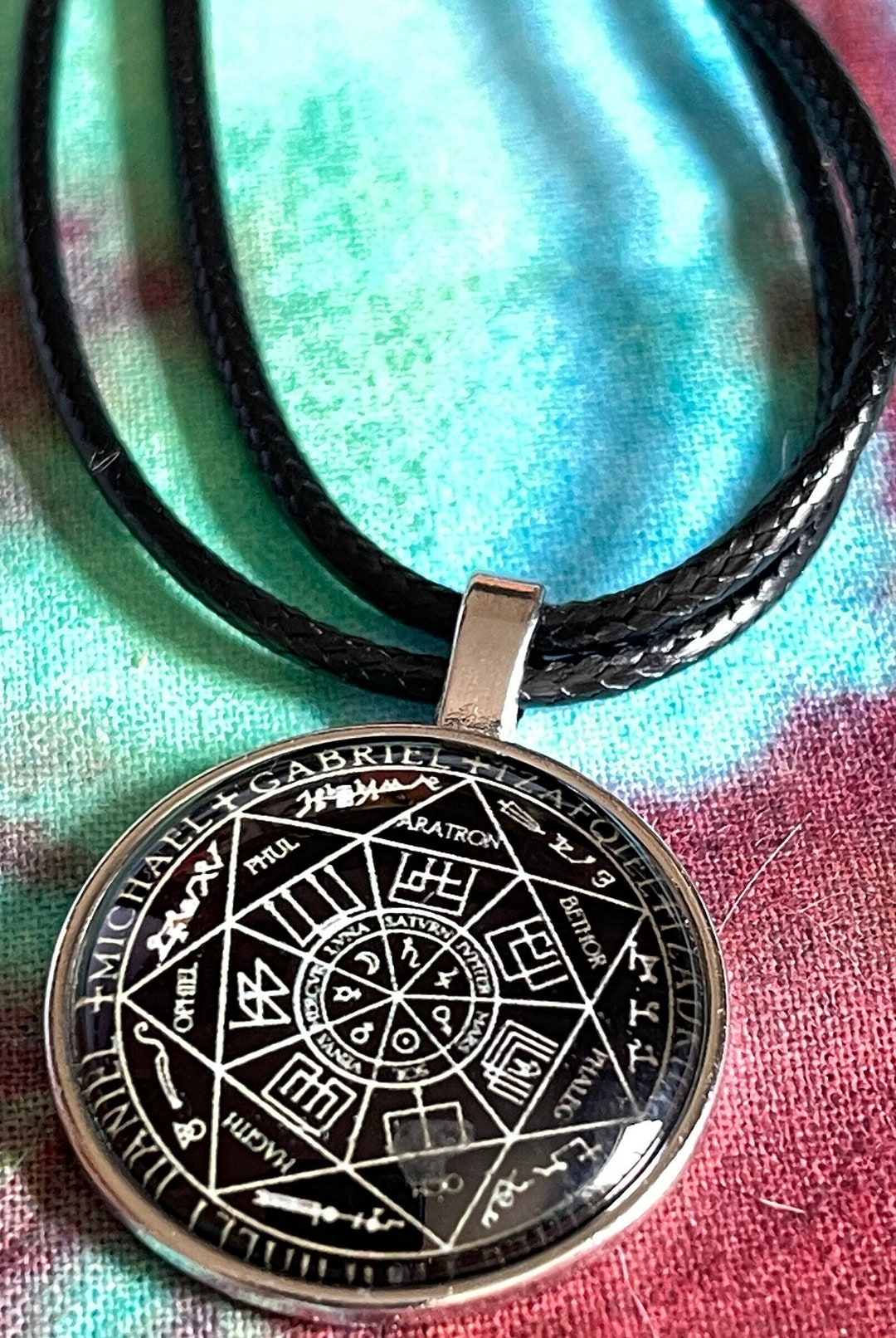 Seven Archangels and 7 Olympian Spirits / Alchemists Charm Necklace ...