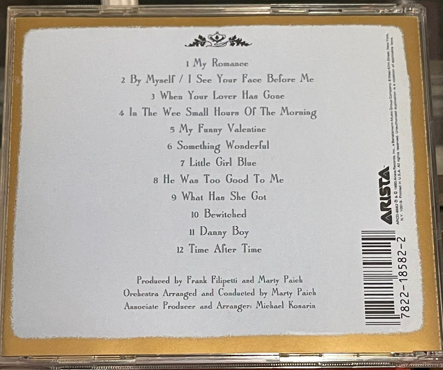 Vintage Carly Simon – My Romance 1990 Compilation CD - Club Edition My ...