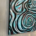 Little Fish, Big Pond Abstract Water / Waves / Fish Hand Painted ...