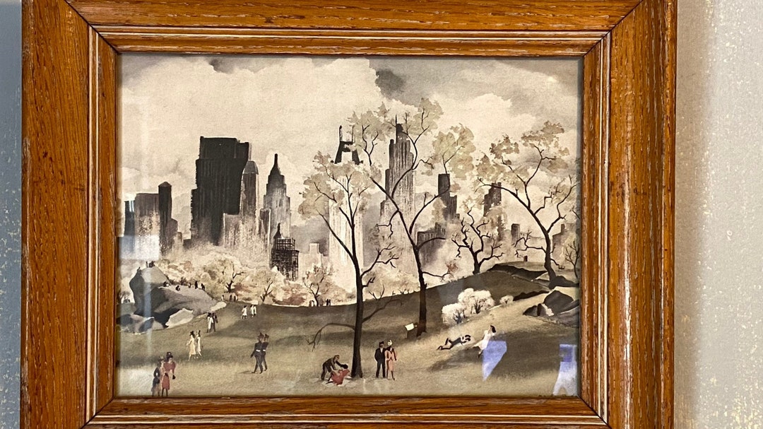 Metropolitan Museum of Art Reproduction Pre-1968 of Spring in Central ...