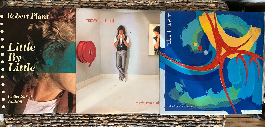 Robert Plant Collection Vintage Vinyl 3 Albums Little by Little ...