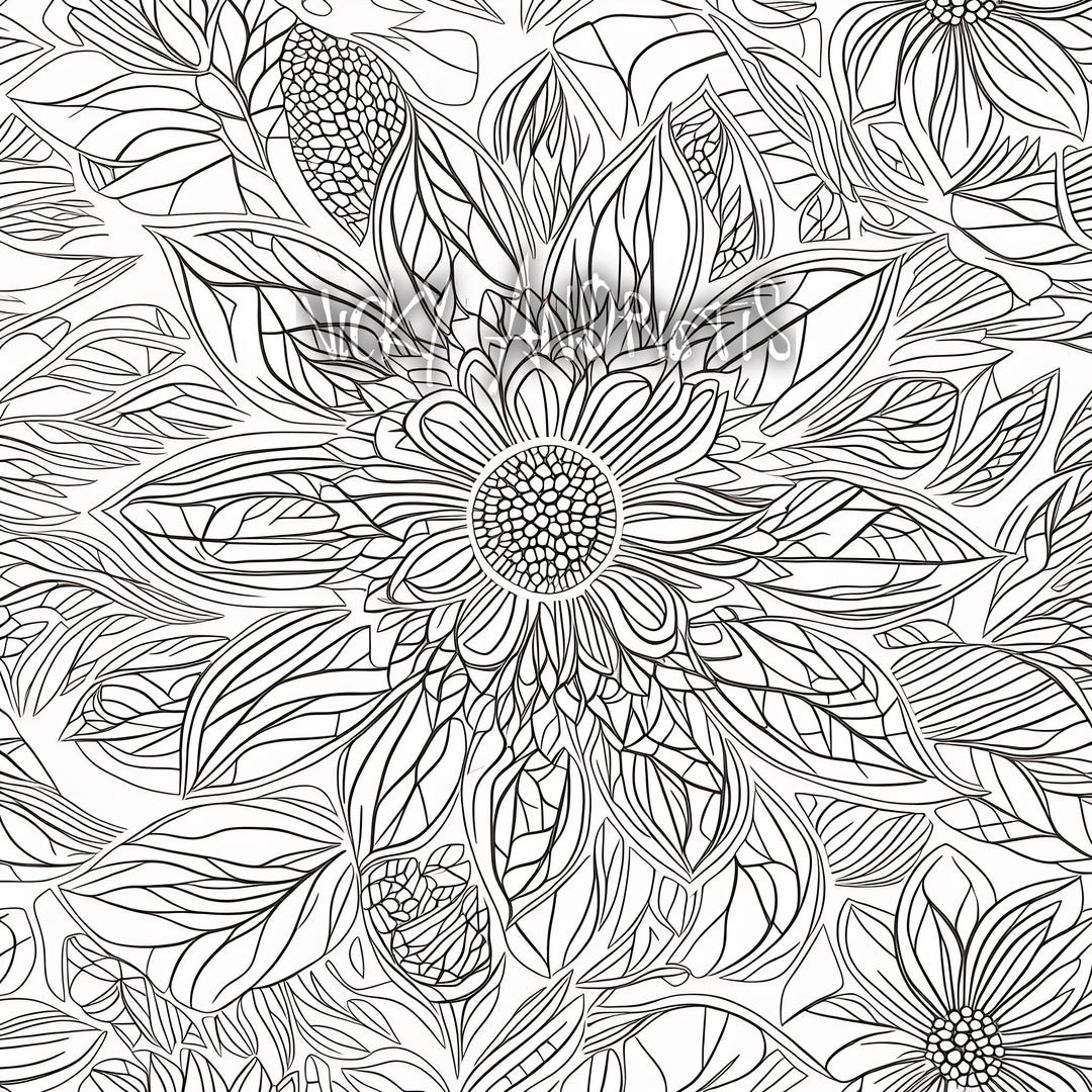 Six Mandala Coloring Pages - Printable Adult Coloring for Relaxation ...