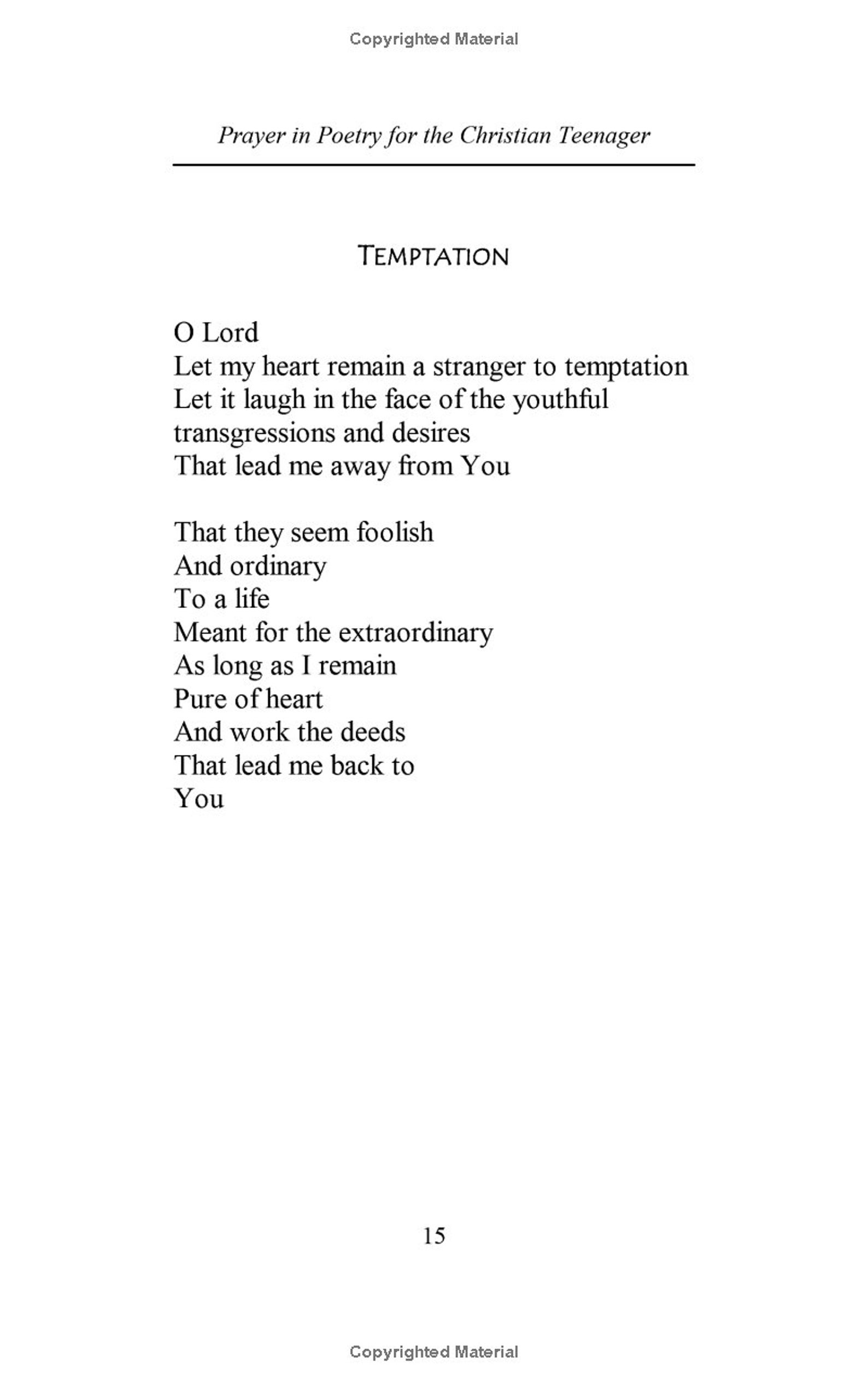 Prayer in Poetry for the Christian Teenager - Signed by Author ...