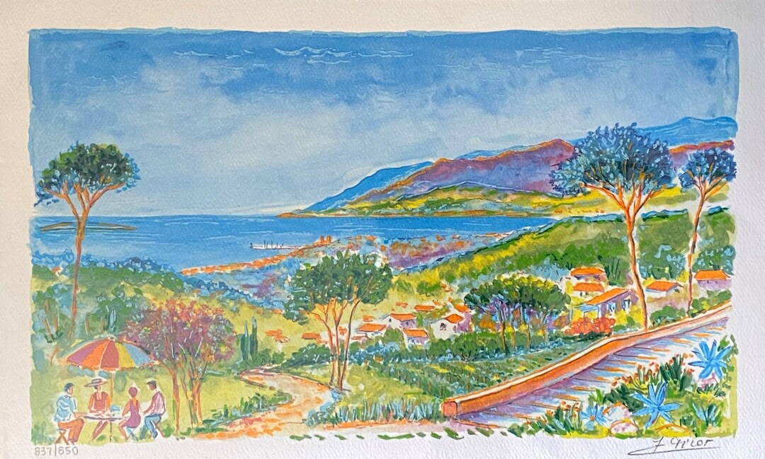 Jean - Claude Picot - Hand Signed ON the Print, Numbered (837/850 ...