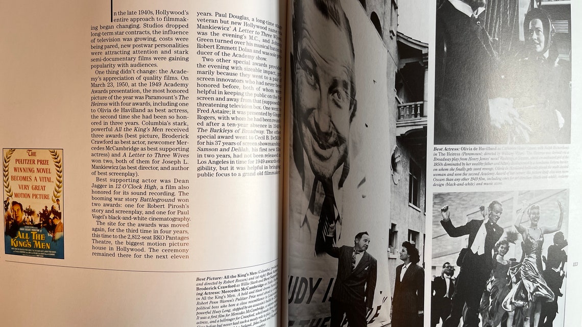 First Edition 70 Years of the Oscar:the Official History of the Academy ...