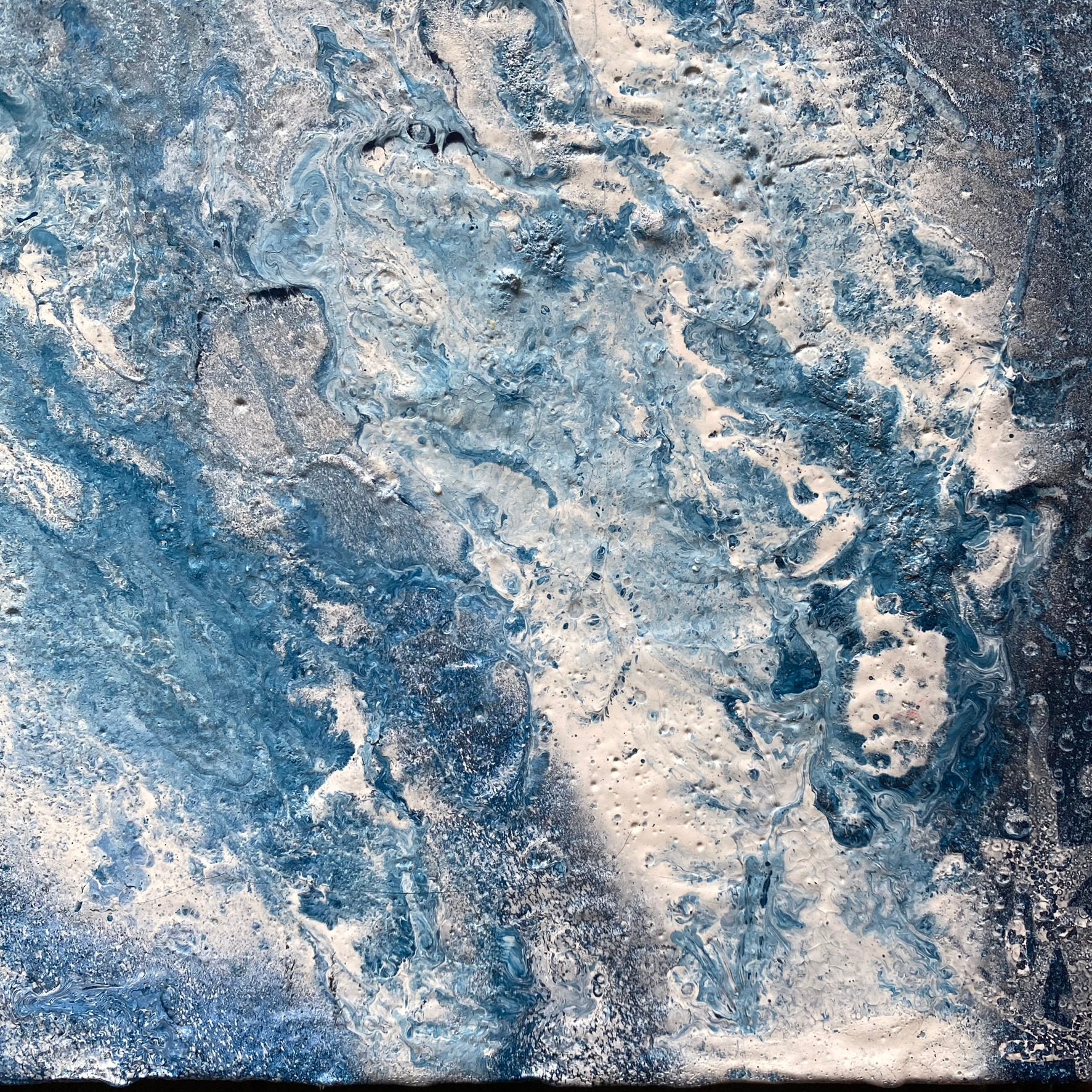 Hand Painted by the Sea Acrylic/impasto on Gallery Wrapped - Etsy