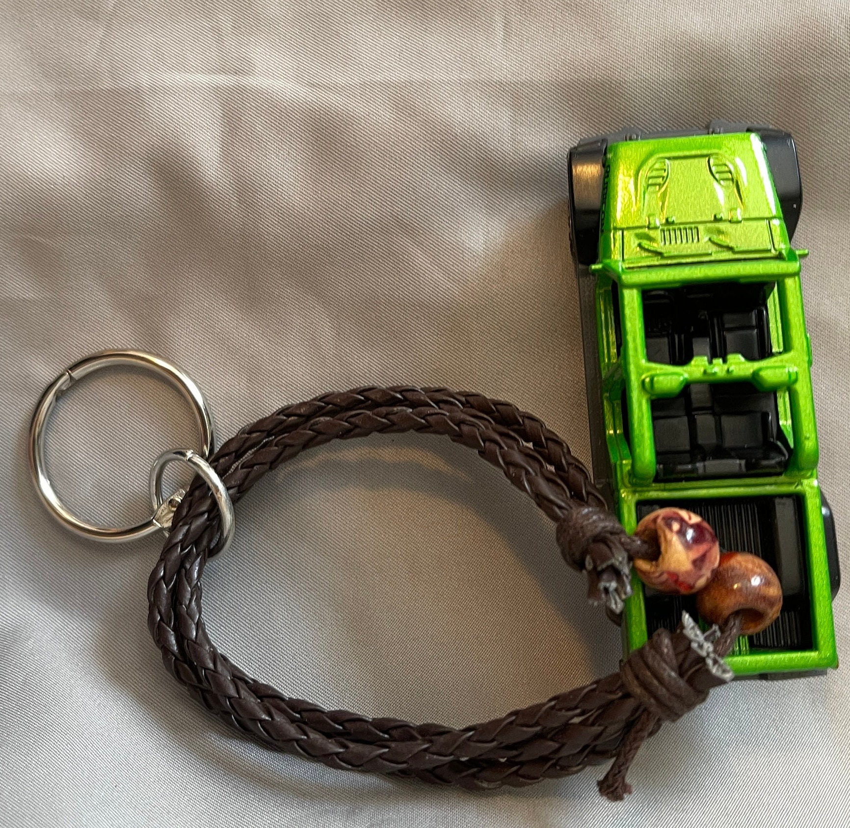 2020 Jeep Gladiator Rubicon Green Custom Keychain Upcycled Authentic ...