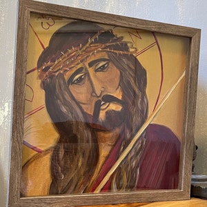 Hand Painted Christ the Bridegroom/the Extreme Humility of Christ Icon ...