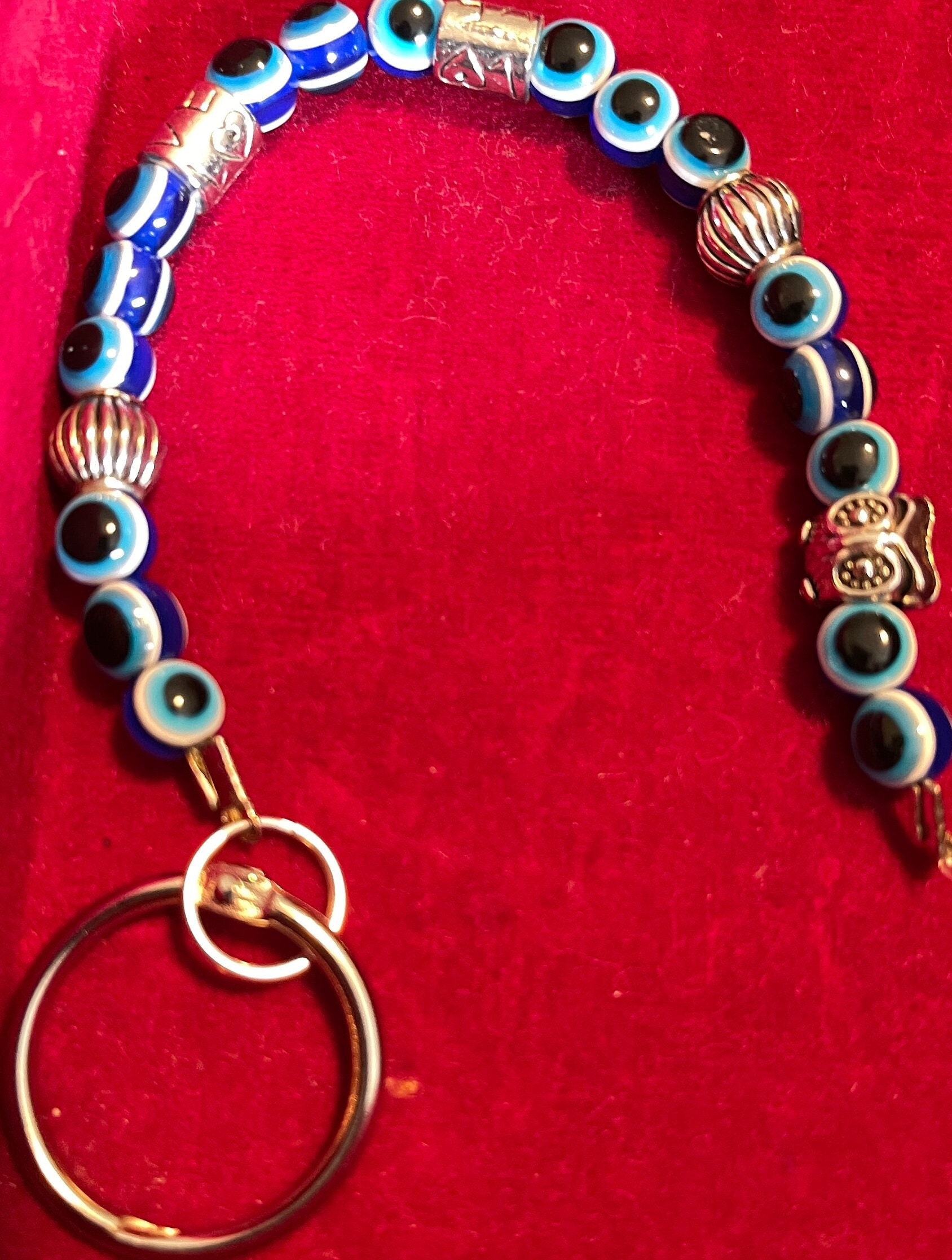 Evil Eye Keychain Vaskania - Traditional Greek Evil Eye Used for ...