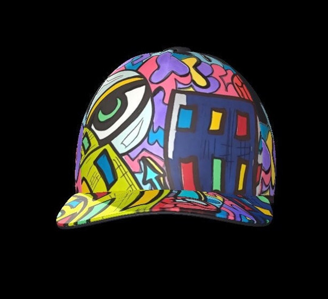 Streetwear Graffiti Style Baseball Cap - Adjustable - the City Never ...