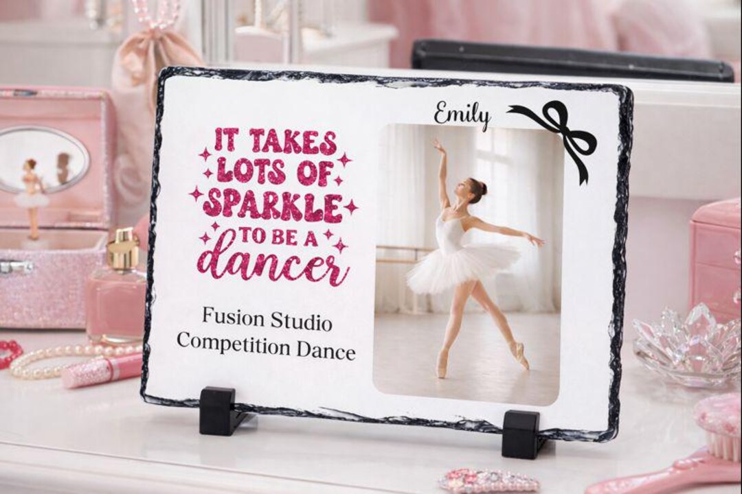 Dance Photo Slate, Competition Dancer Gift, Dance Keepsake - Etsy