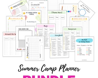 Editable and Printable Summer Camp Registration Form Template - Etsy
