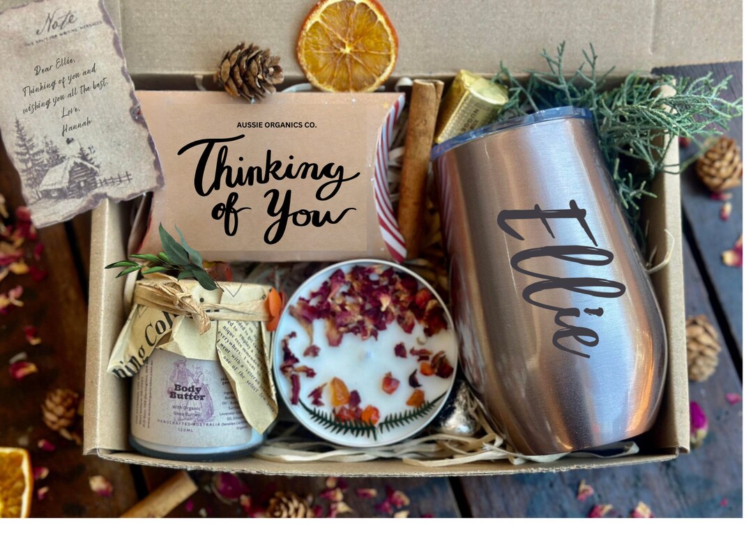 Personalised Sympathy Tumbler Gift Box, Thinking of You Gift, Sorry for ...