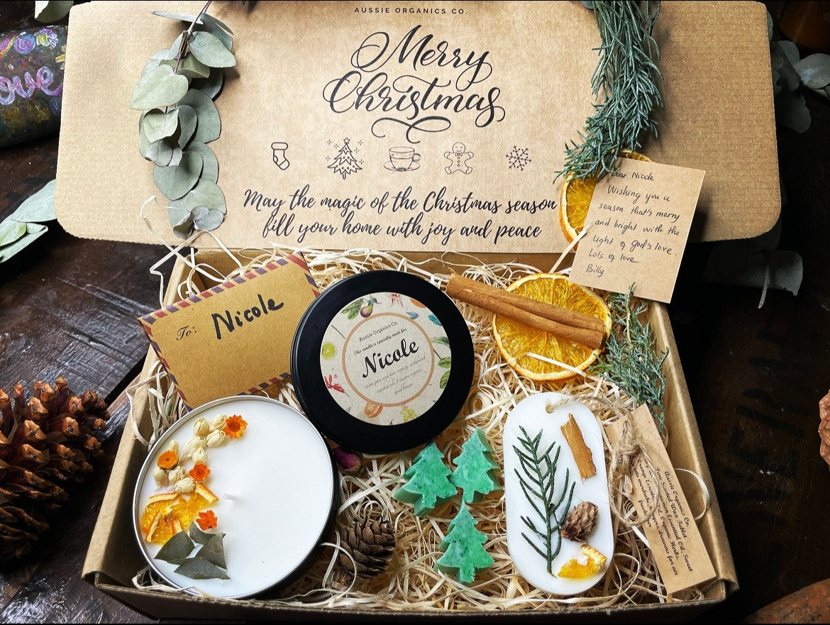 Personalised CHRISTMAS Healing Energy Gift Box - Etsy Australia