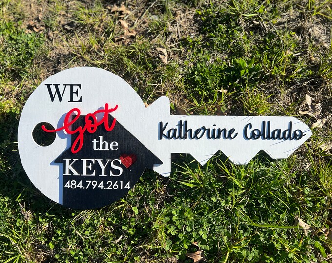 We Got the Keys Sign, Sold by Key Sign, Key Sign, Real Estate Sign ...
