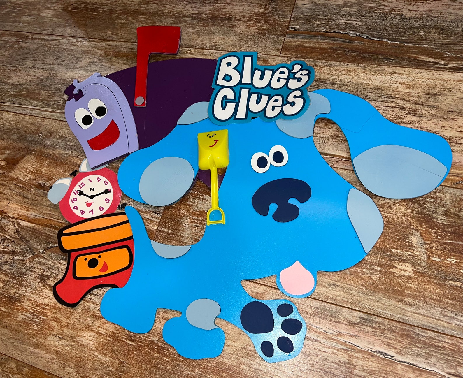 Blues Clues, Blues Clues Sign, Blues Clues Party, Blues Clues Personalized Sign, Magenta ...