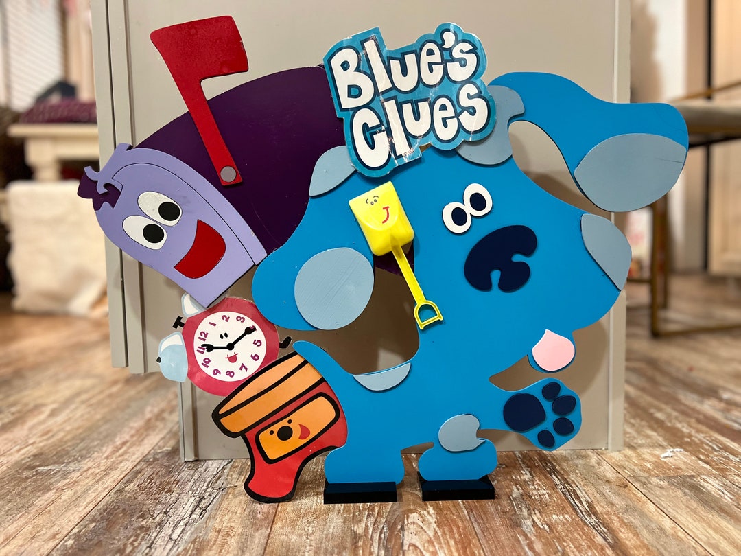 Blues Clues, Blues Clues Sign, Blues Clues Party, Blues Clues Personalized Sign, Magenta ...