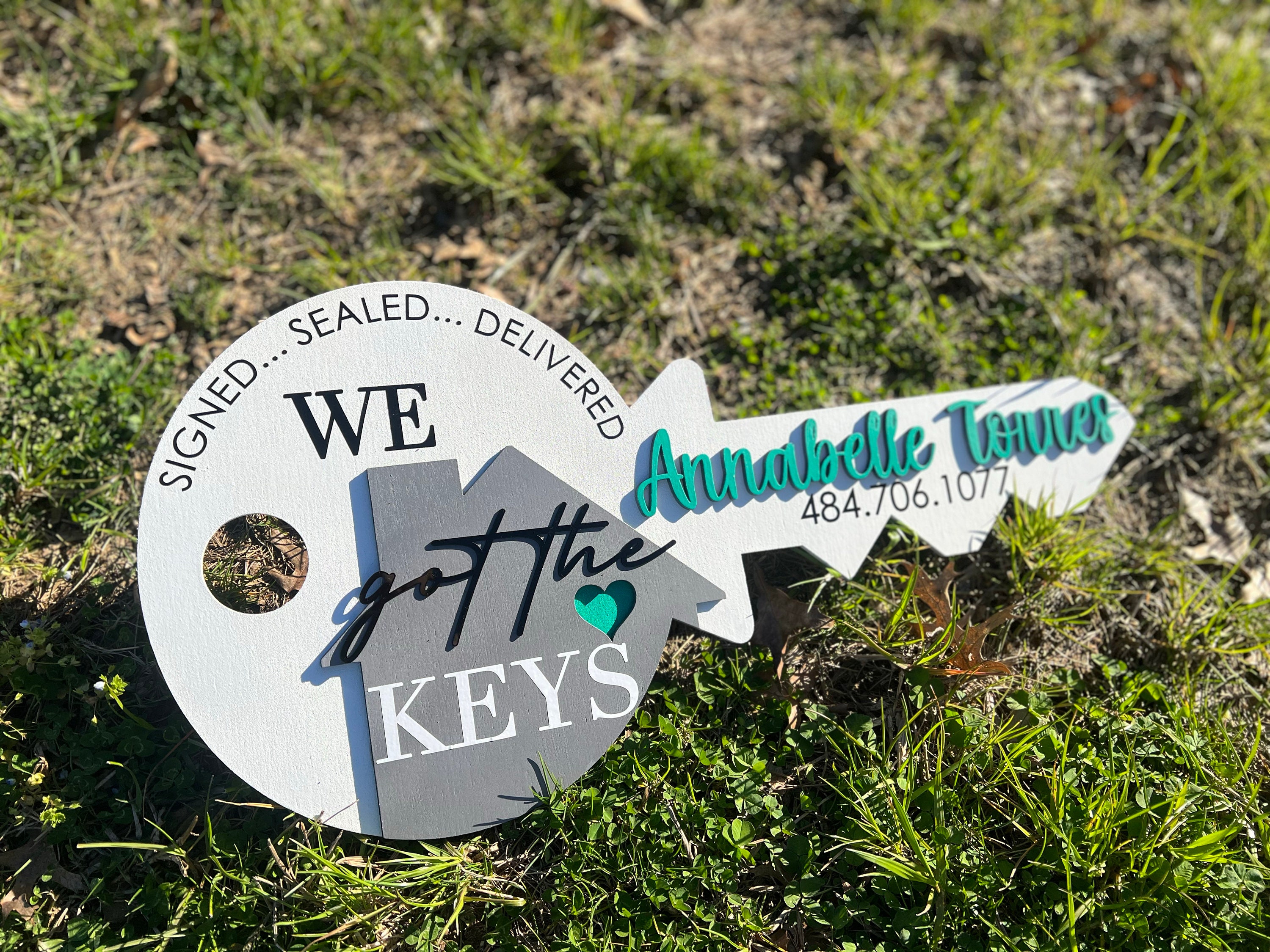 We Got the Keys Sign, Sold by Key Sign, Key Sign, Real Estate Sign ...