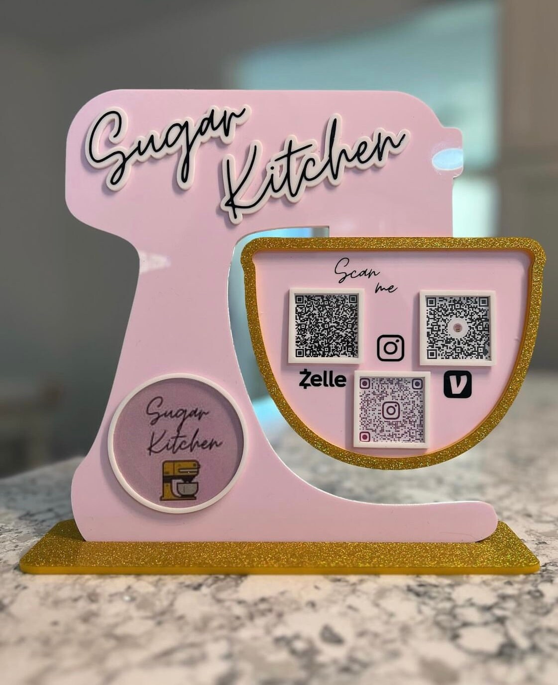 Cake Baker Sign, Mixer Pay to Scan, Treat Maker Sign Scan to Pay ...