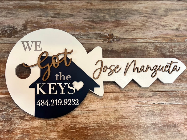 We Got the Keys Sign, Sold by Key Sign, Key Sign, Real Estate Sign ...