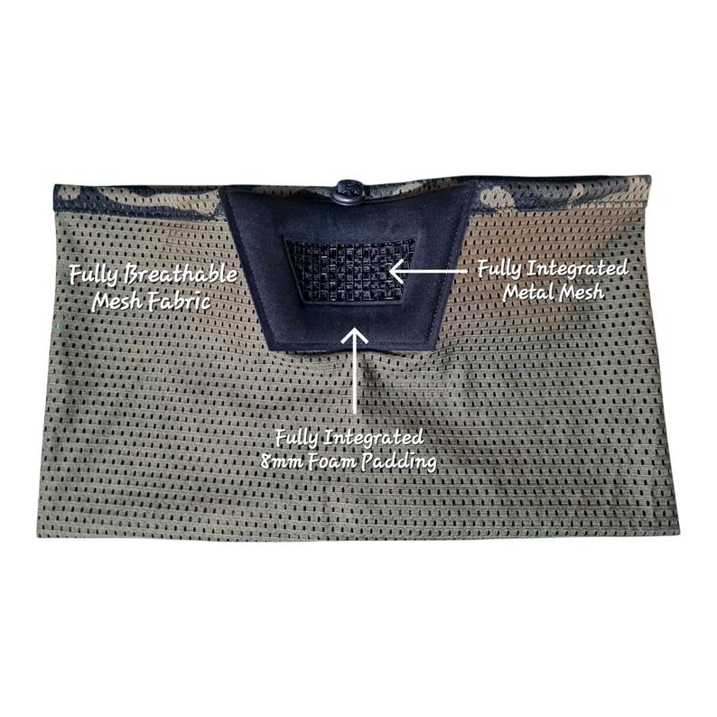 Tactical Airsoft [RAPTOR MILSIM] Breathable Mesh Snood Mouth Protection ...