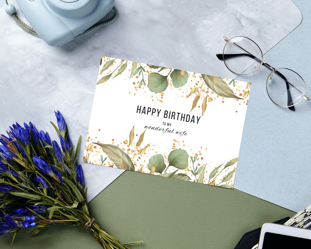 EDITABLE BIRTHDAY CARD || Downloadable Birthday Card || Printable ...