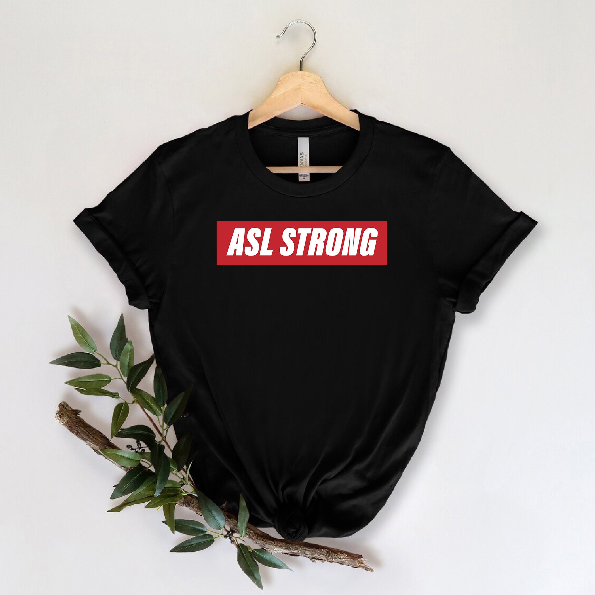 ASL Strong Svg, ASL Svg, Sign Language Svg,rainbow, Inspirational ...