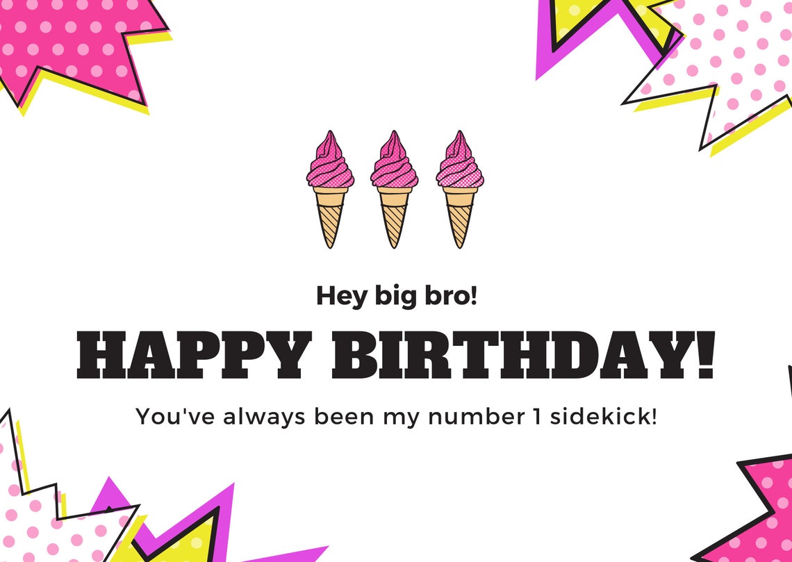 EDITABLE BIRTHDAY CARD || Downloadable Birthday Card || Printable ...