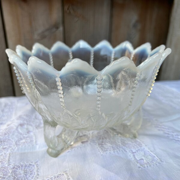 Frosted Glass Bowl Etsy