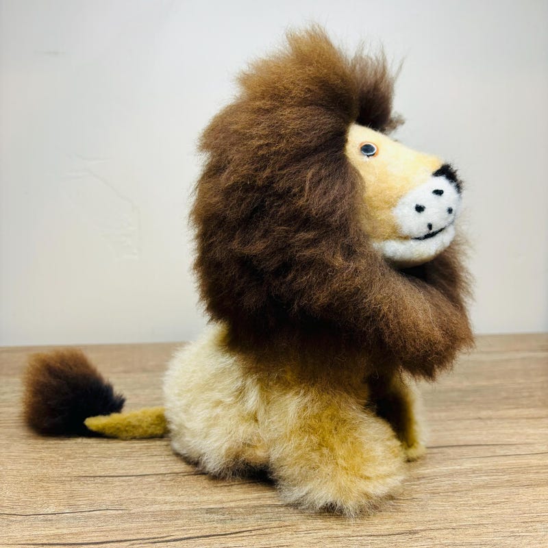 Lion Realistic Plush - Etsy