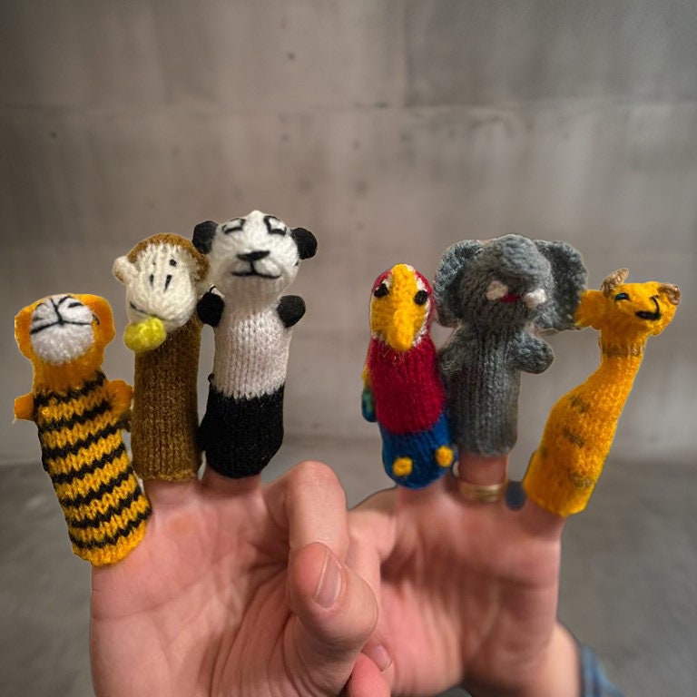 Lot of 100 Handknitted Finger Puppets Peruvian NEW, Wholesale Knit ...