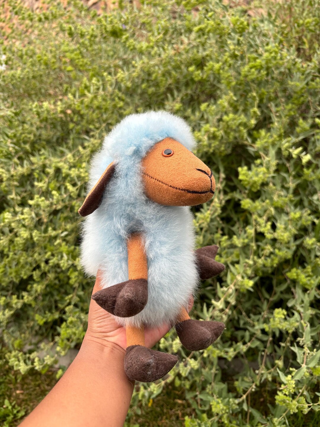 Sheep With Alpaca Fur, Peruvian Sheep Toy With Alpaca Mane/hair, Rare ...