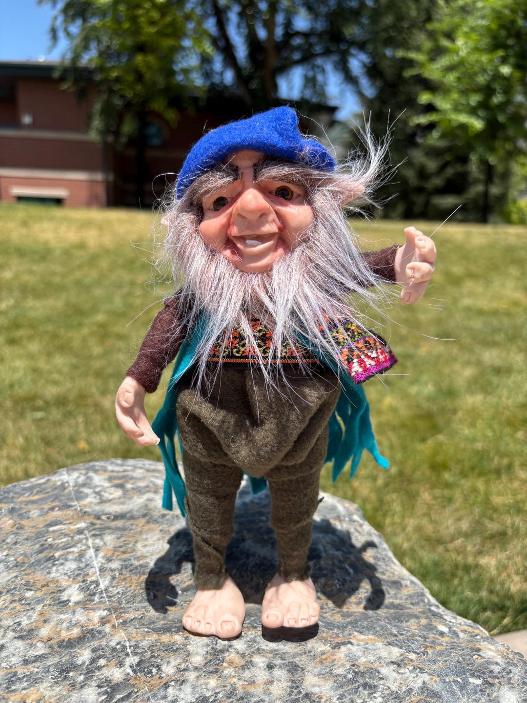 Handmade Elf Protection Doll: Peruvian Fabric Fantasy Art (8 Inches) - Etsy