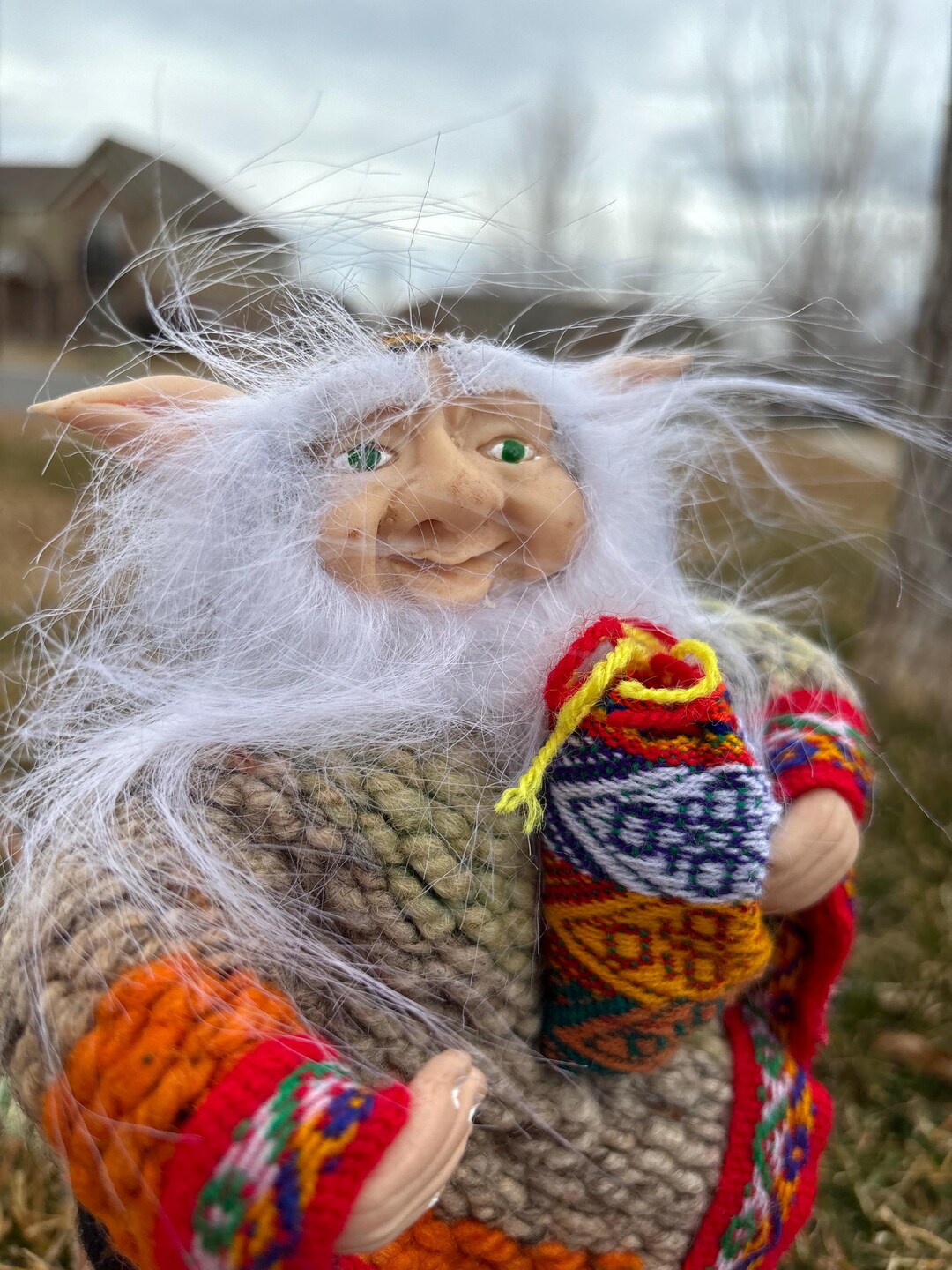 Troll/duende/elf/protection Gift/ooak Fantasyart Doll/gif for Troll ...