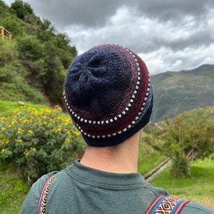 Colorful Alpaca Wool Beanie: Handmade Peruvian Style Knit Hat - Etsy