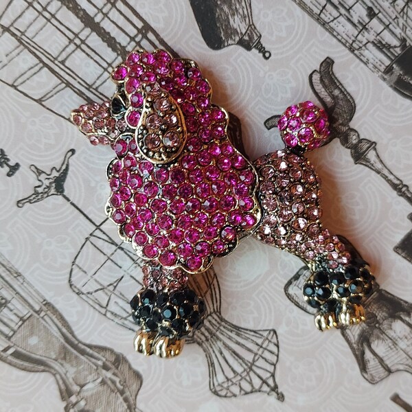 Poodle Brooch - Etsy