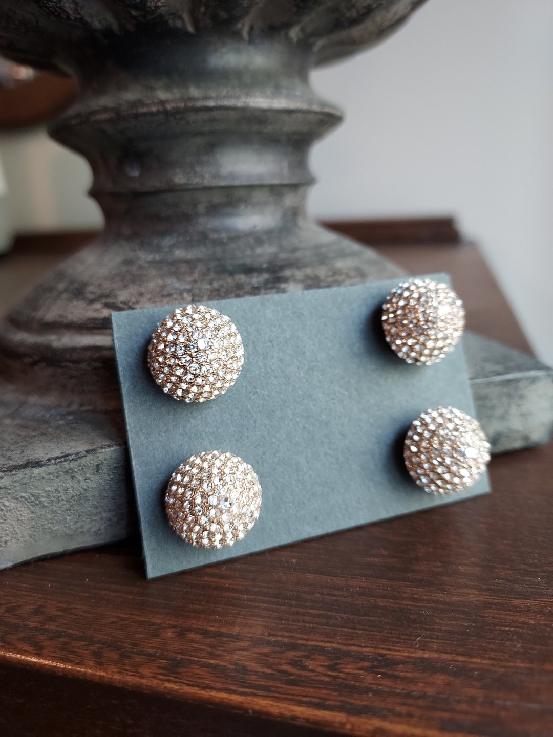 SALE 4 Gold Bedazzled Magnetic Number Pins, Horse Show Magnet, Magnetic ...