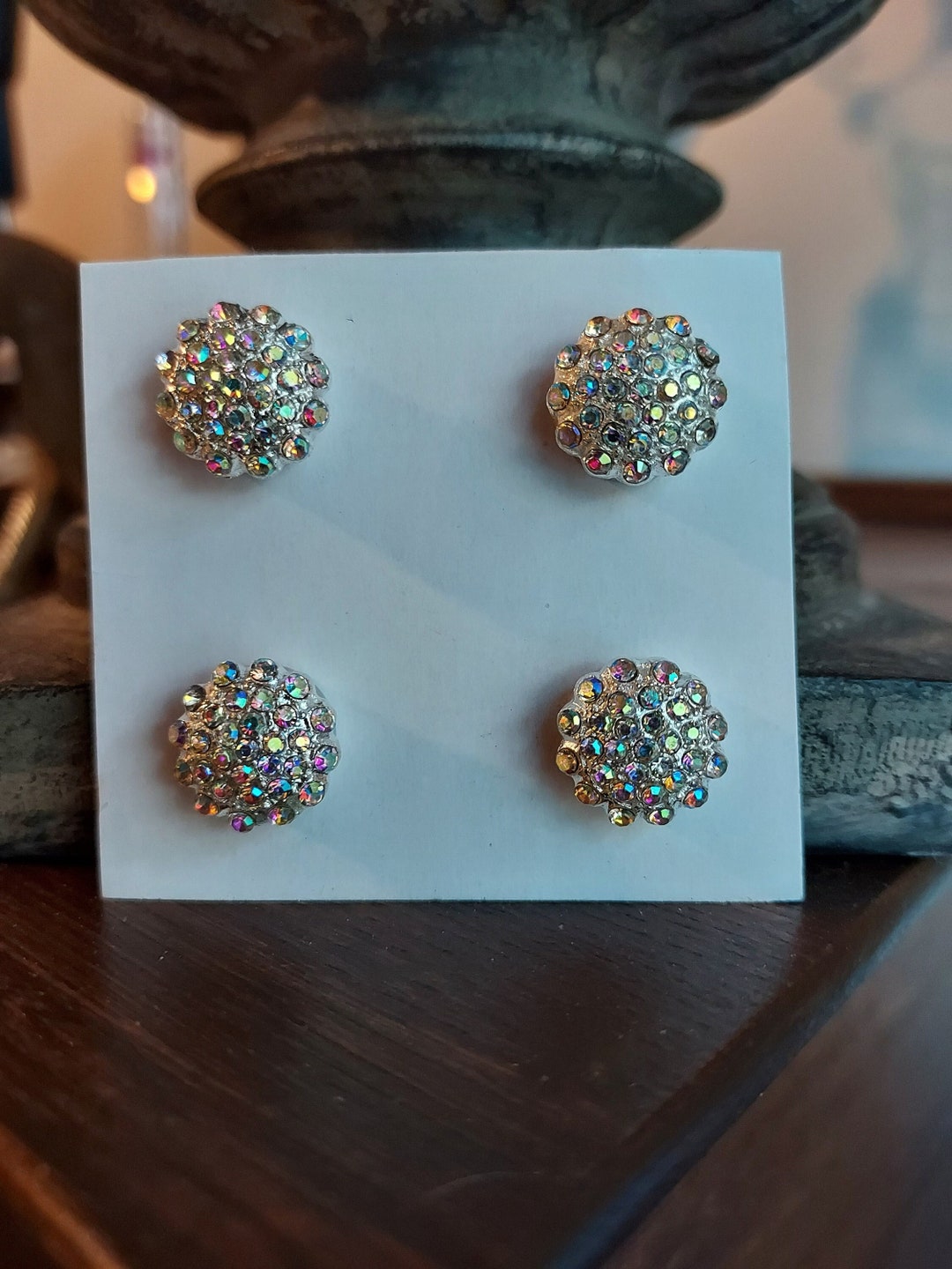 Silver Tone AB Crystal Bedazzled Magnetic Number Pins, Horse Show ...