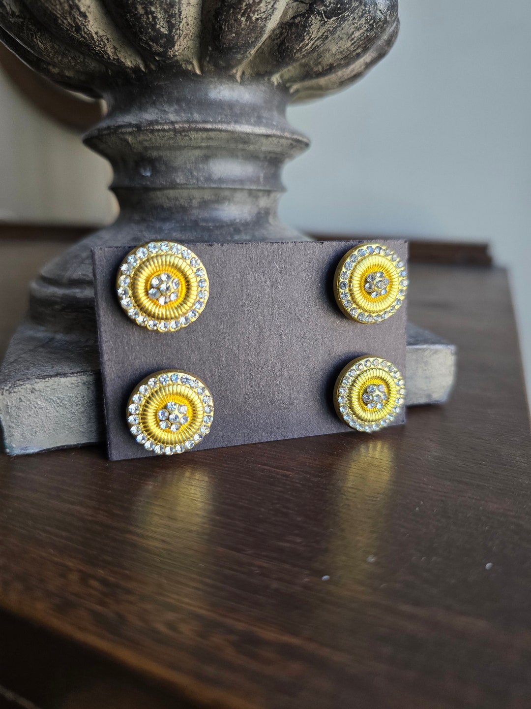 Royal Gold Bedazzled MAGNETIC Number Pins, Horse Show Magnet, Magnetic ...