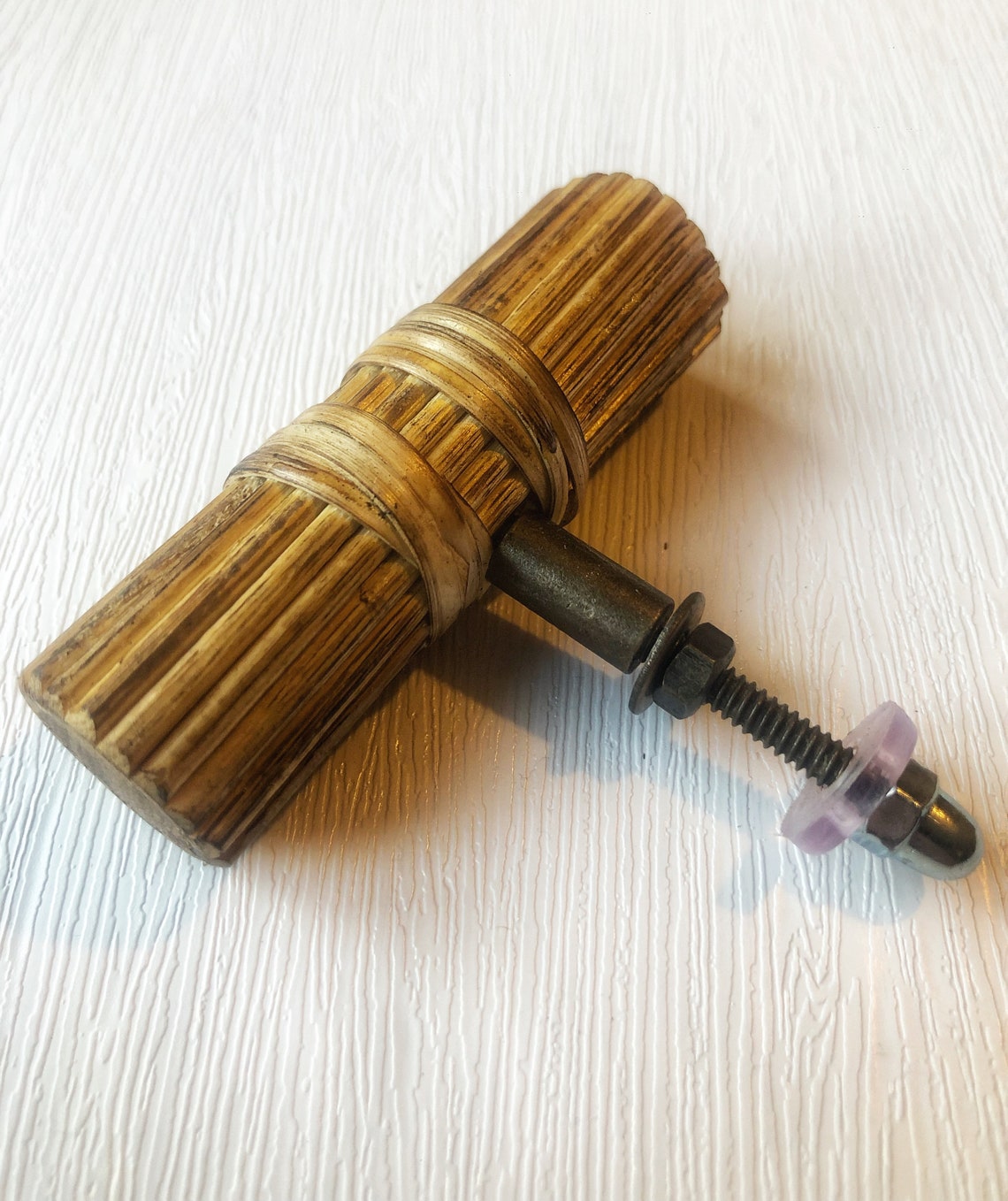 Rattan T-bar Pull T-bar Pulls Rattan Handles Knobs and Pulls Boho ...