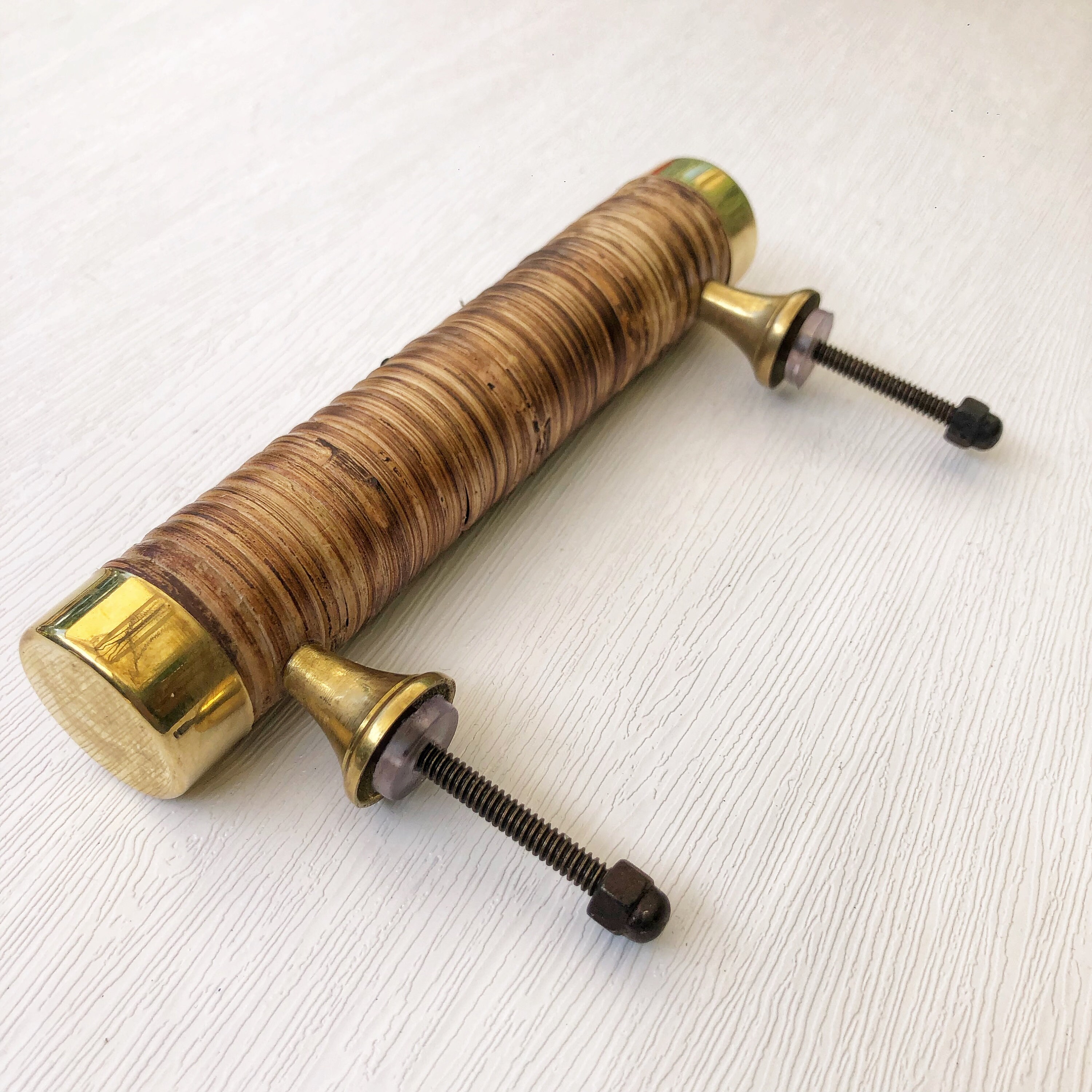 Round Rattan Handle Natural Rattan Boho Handles Cabinet Handles Handles ...