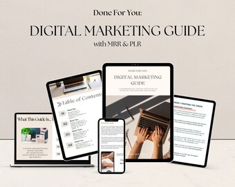 Done for You: Digital Marketing Guide/ebook W/ Master Resell Rights ...