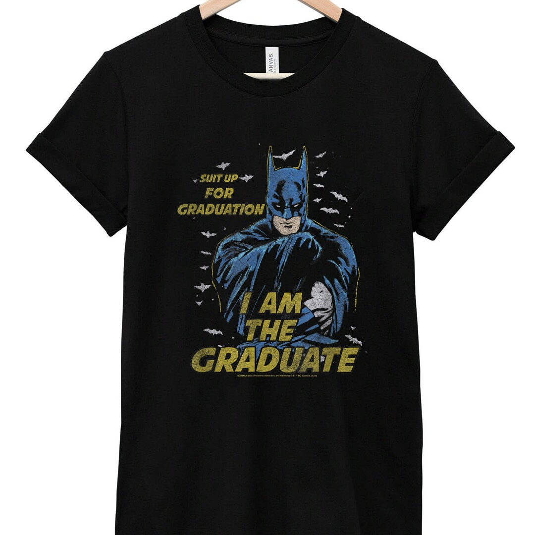 Dc Comics Batman I Am the Graduate Batman Sketch T-shirt - Etsy