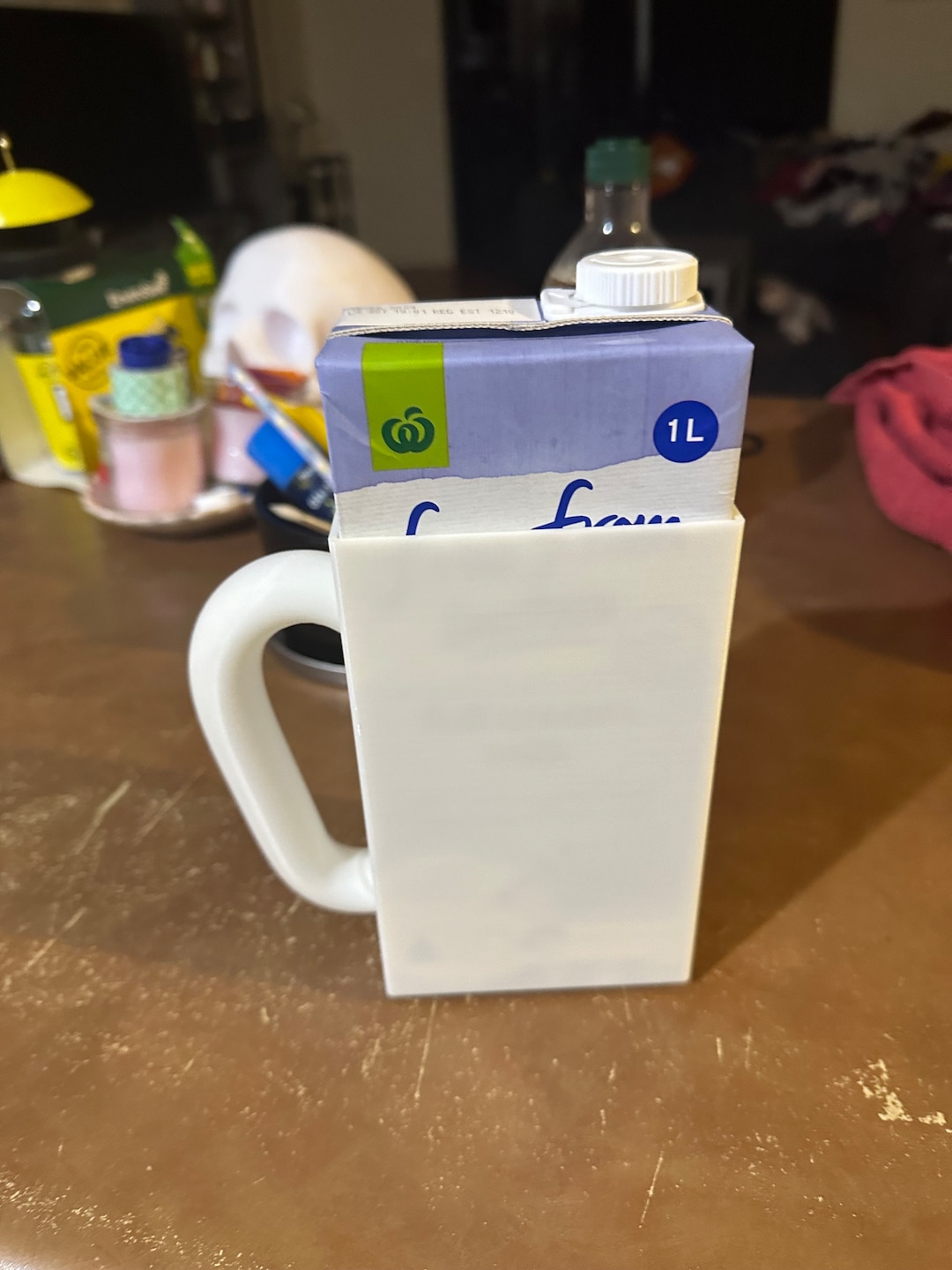 1L Rectangle Milk Carton Holder for Easy Pouring - Etsy
