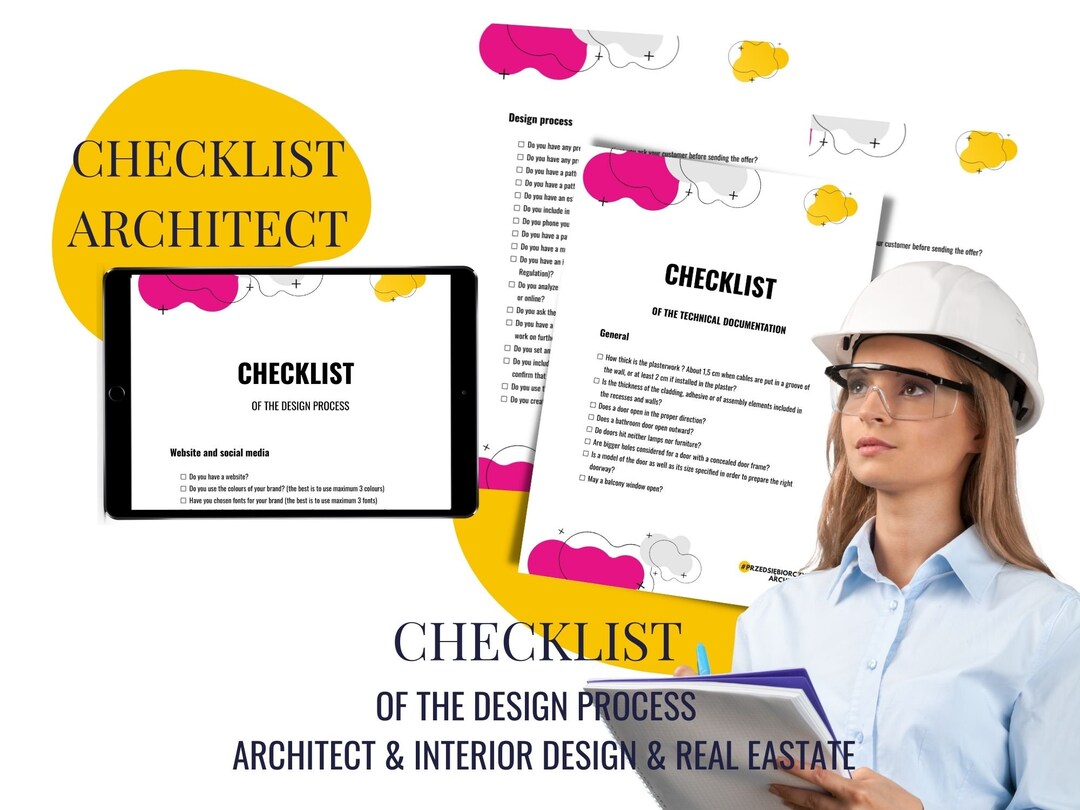 Checklist Architect, Google Documents Template, Design Process ...