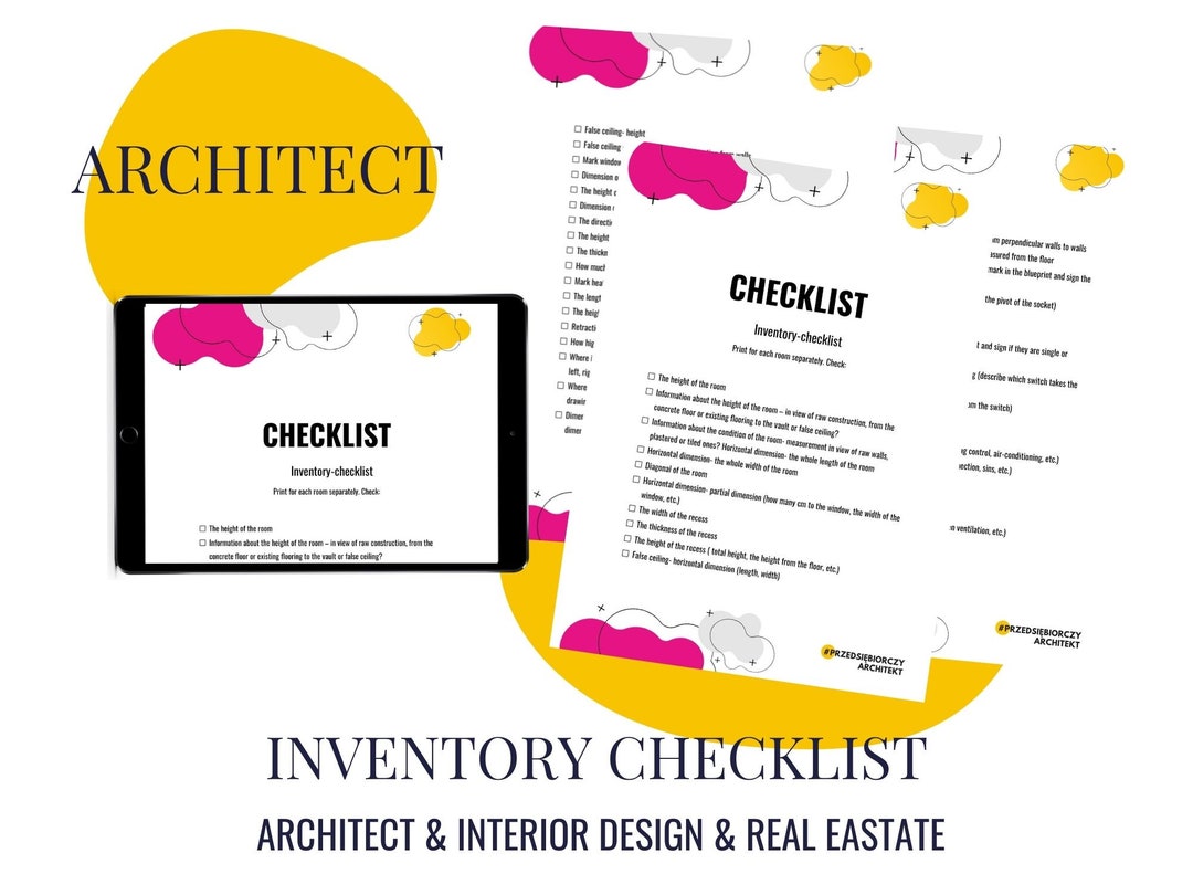 Checklist Architect, Google Documents Template, Interior Design ...