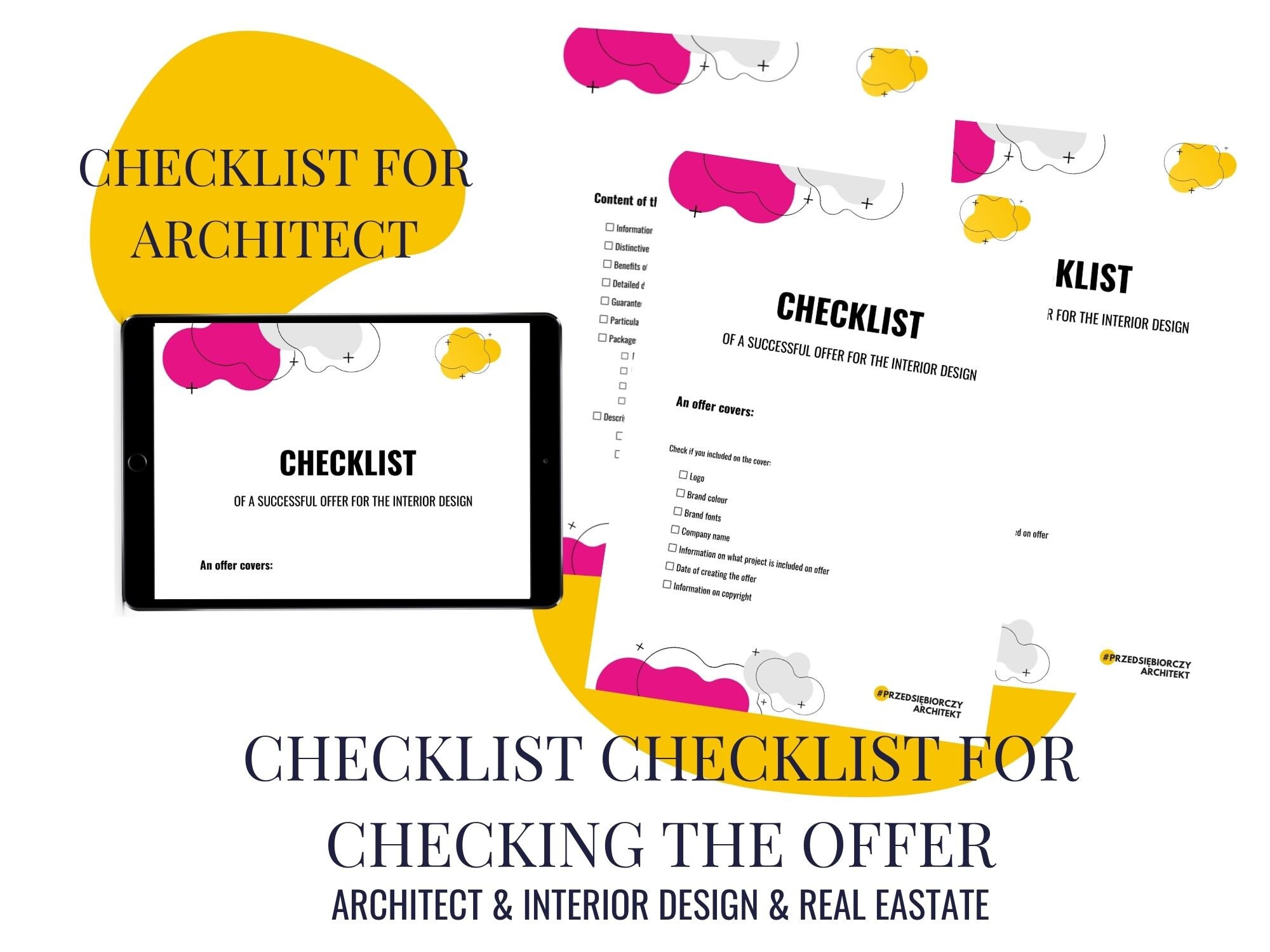 Checklist Architect, Google Documents Template, Checklist Offer for the ...