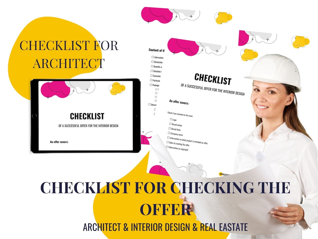 Checklist Architect, Google Documents Template, Checklist Offer for the ...