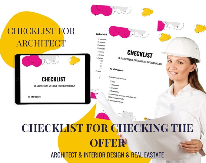 Interior Design Brief Checklist/ Architectural Brief/ Design Brief Checklist/fillable Checklist ...