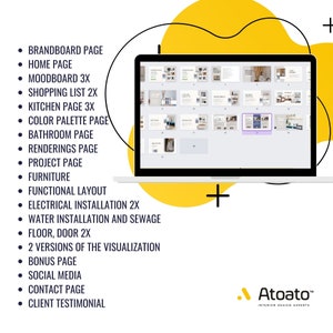 Client Presentation Templates + Design Board Moodboards, Client ...